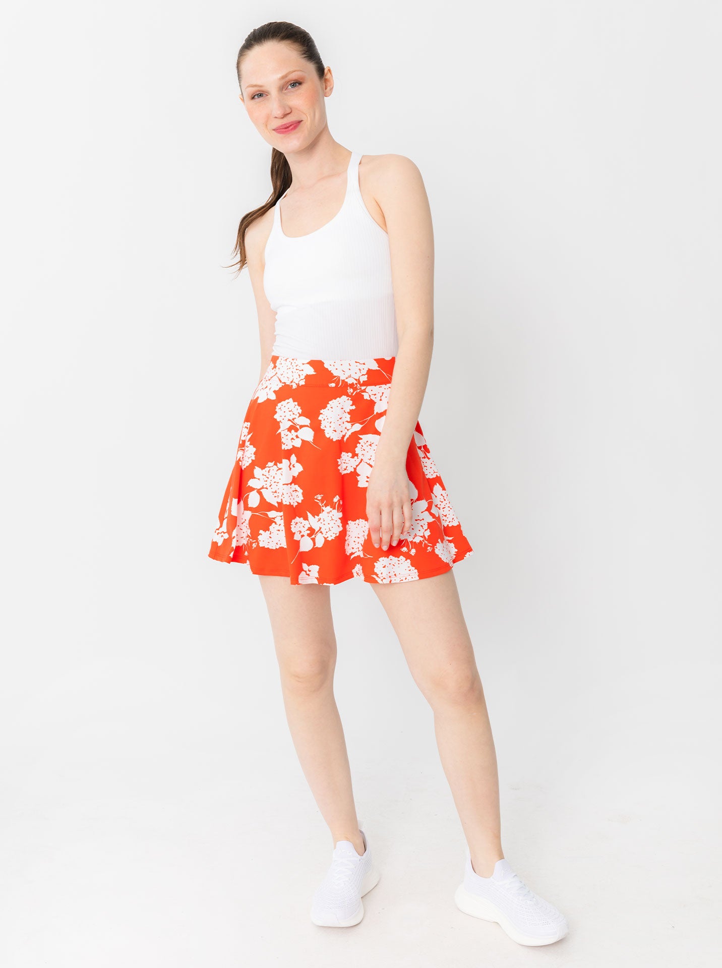 Rally Skort - Summers' Silhouette in Poppy – MAHI GOLD