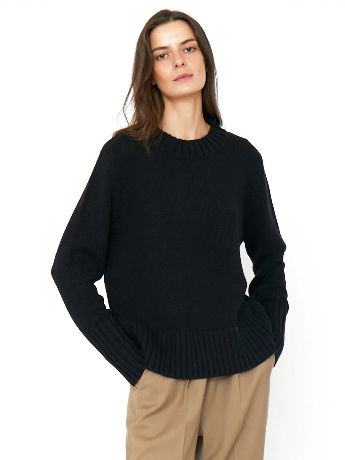 Tatum Sweater in Black – MAHI GOLD